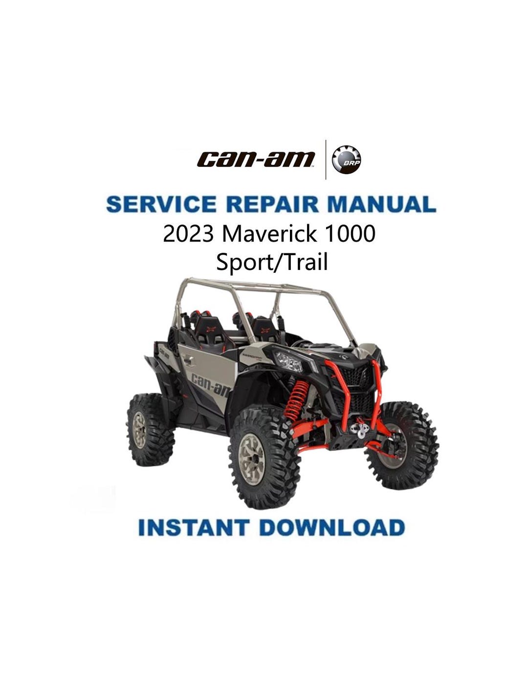 Can Am Maverick 1000 Sport Trail Service Manual | 2023-2025 Canam ...