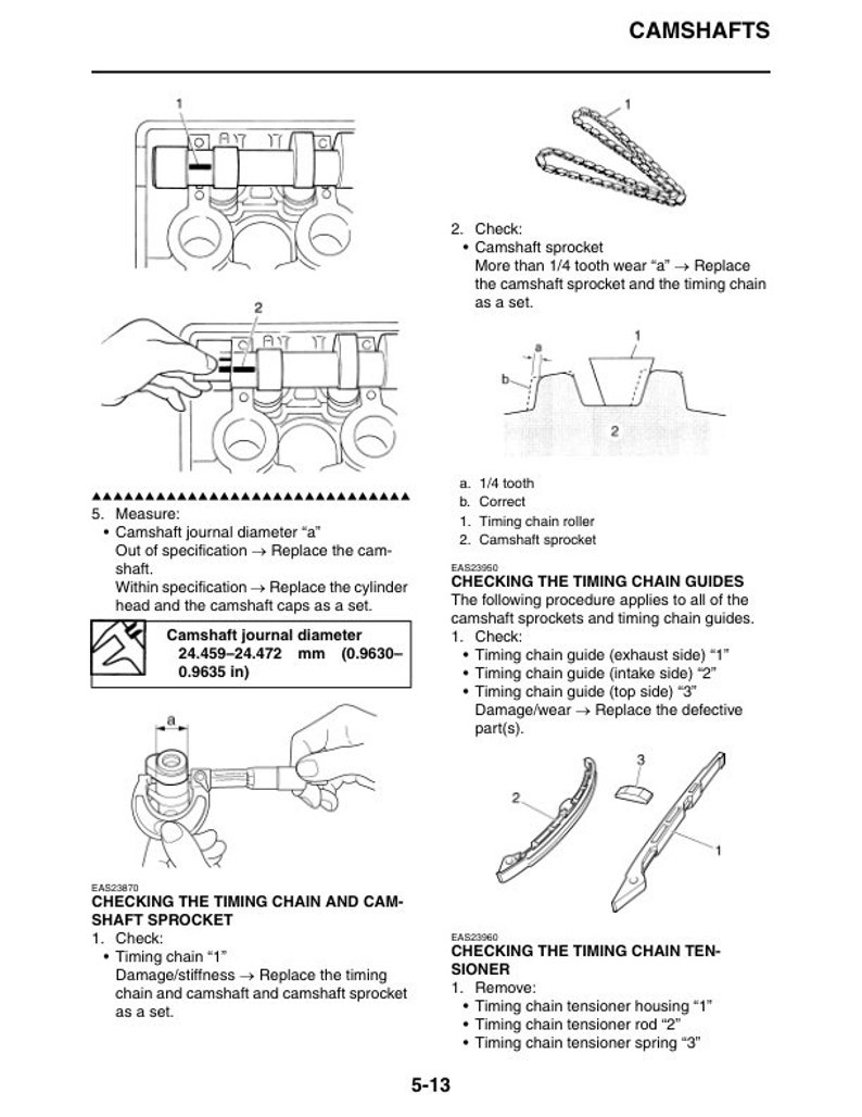 Yamaha YZF-R1 Service Manual | 2007-2008 | Immediate Download - Etsy