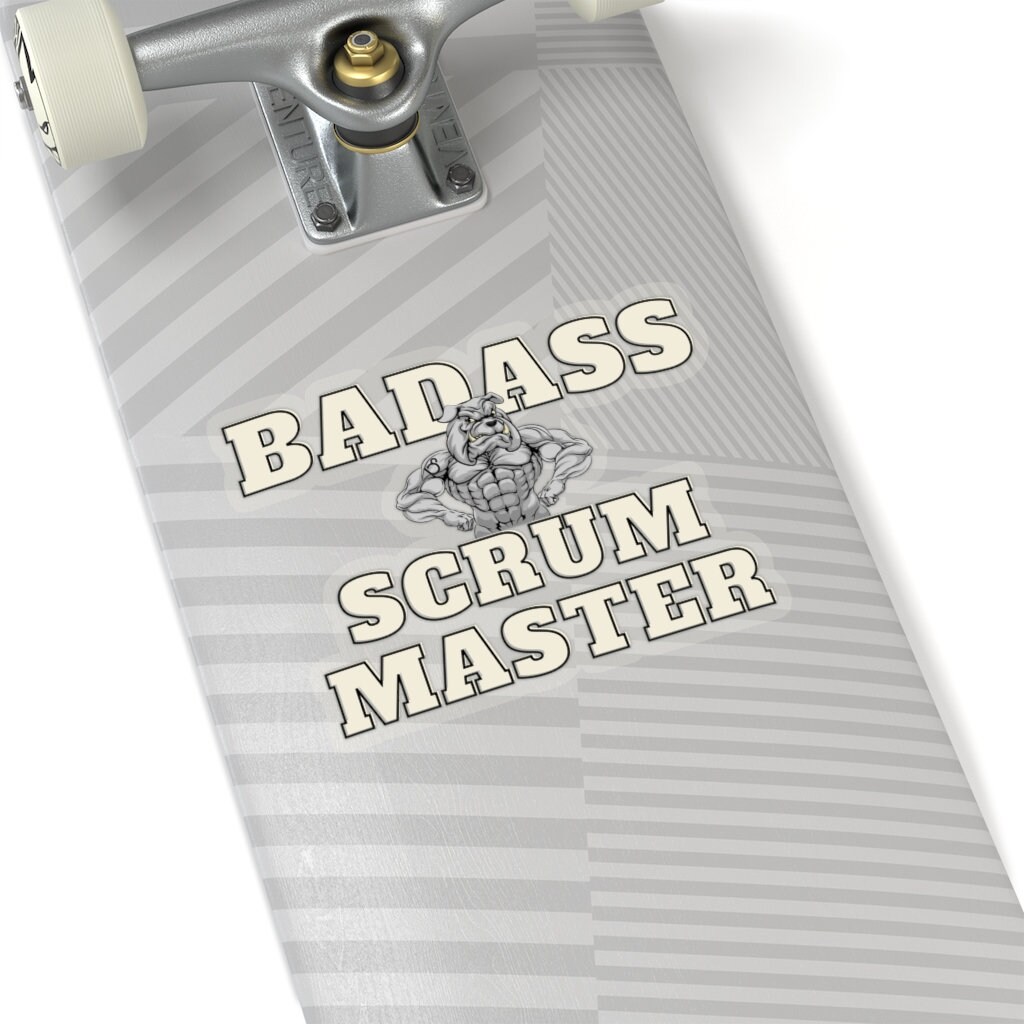 Badass Scrum Master - Agile Kiss-cut Stickers - Etsy