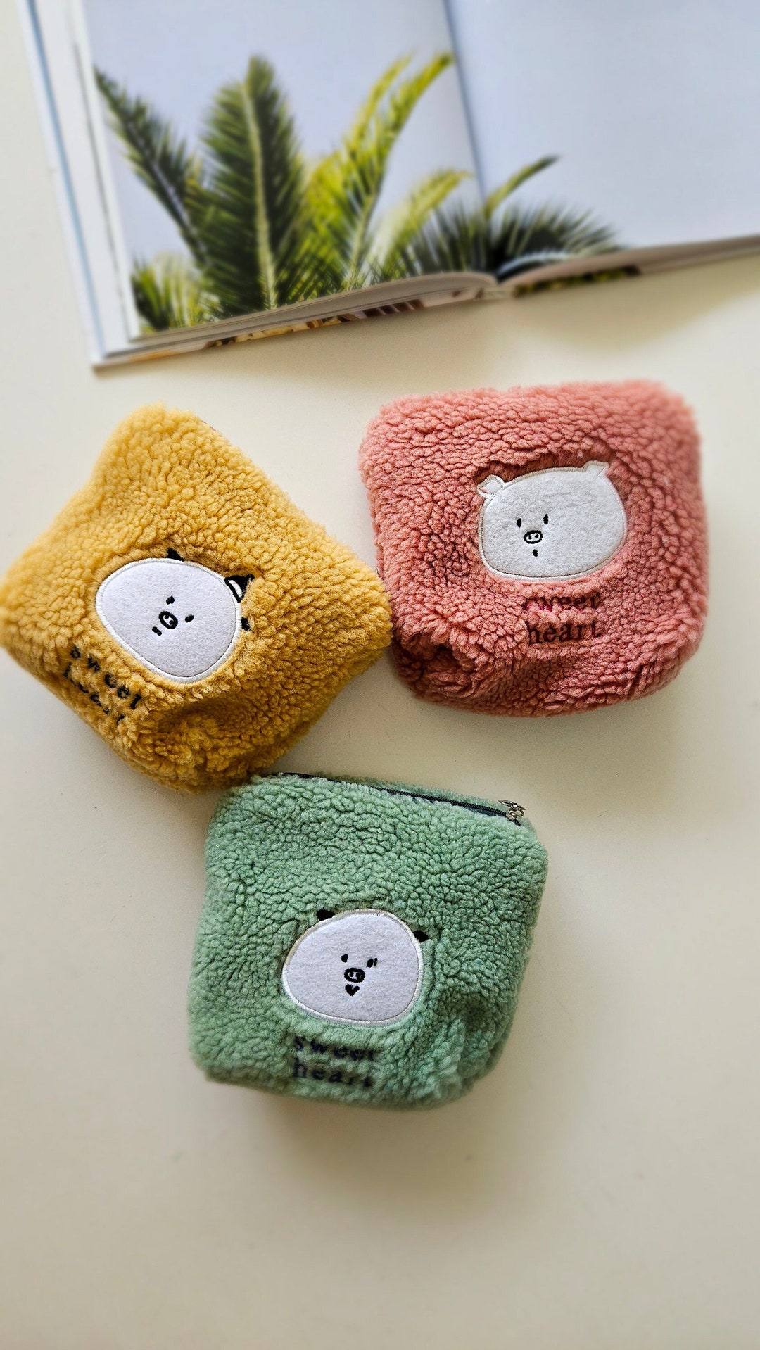 Zipper Pouch, Animal Coin Purse, Feminine Pouch, Travel Pouch, Small ...