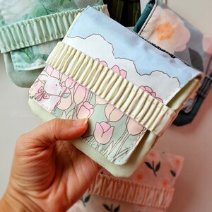 Pouch, Period Pouch, Sanitary Pad Pouch, Period Bag, Flower Pouch, Pad ...