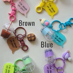 Boba Gifts, Boba Gift Box, Cup Holder, Boba Keychain, Boba Metal Straw ...