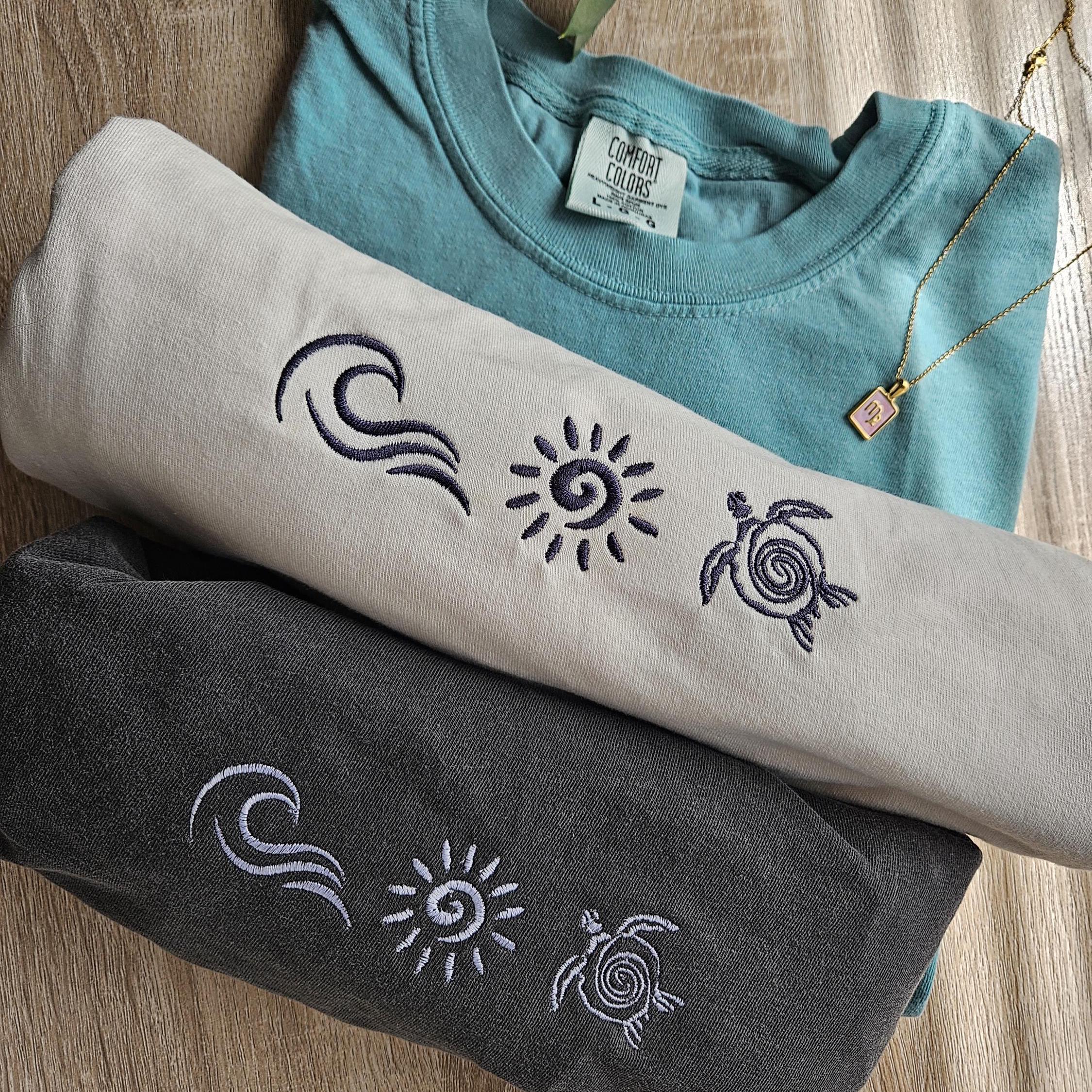 Sun Ocean Turtle Summer Shirt, Ocean Lover Tee, Wave Shirt ...