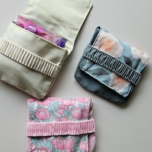 Pouch, Period Pouch, Sanitary Pad Pouch, Period Bag, Flower Pouch, Pad ...