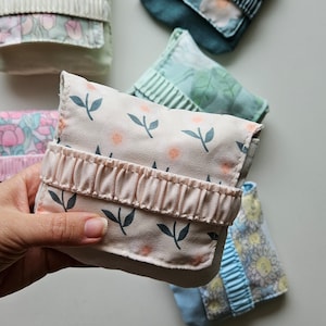 Pouch, Period Pouch, Sanitary Pad Pouch, Period Bag, Flower Pouch, Pad ...