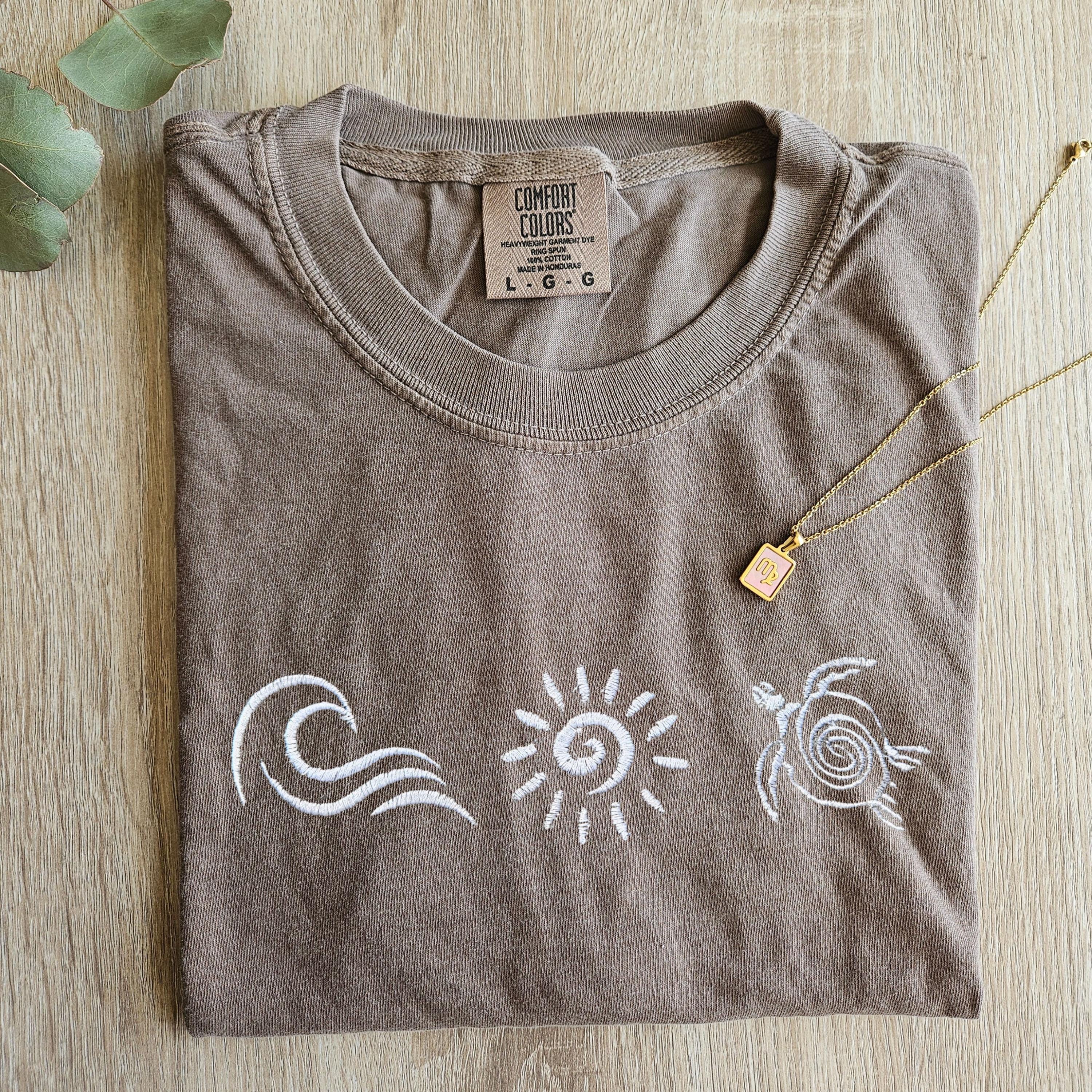 Sun Ocean Turtle Summer Shirt, Ocean Lover Tee, Wave Shirt ...