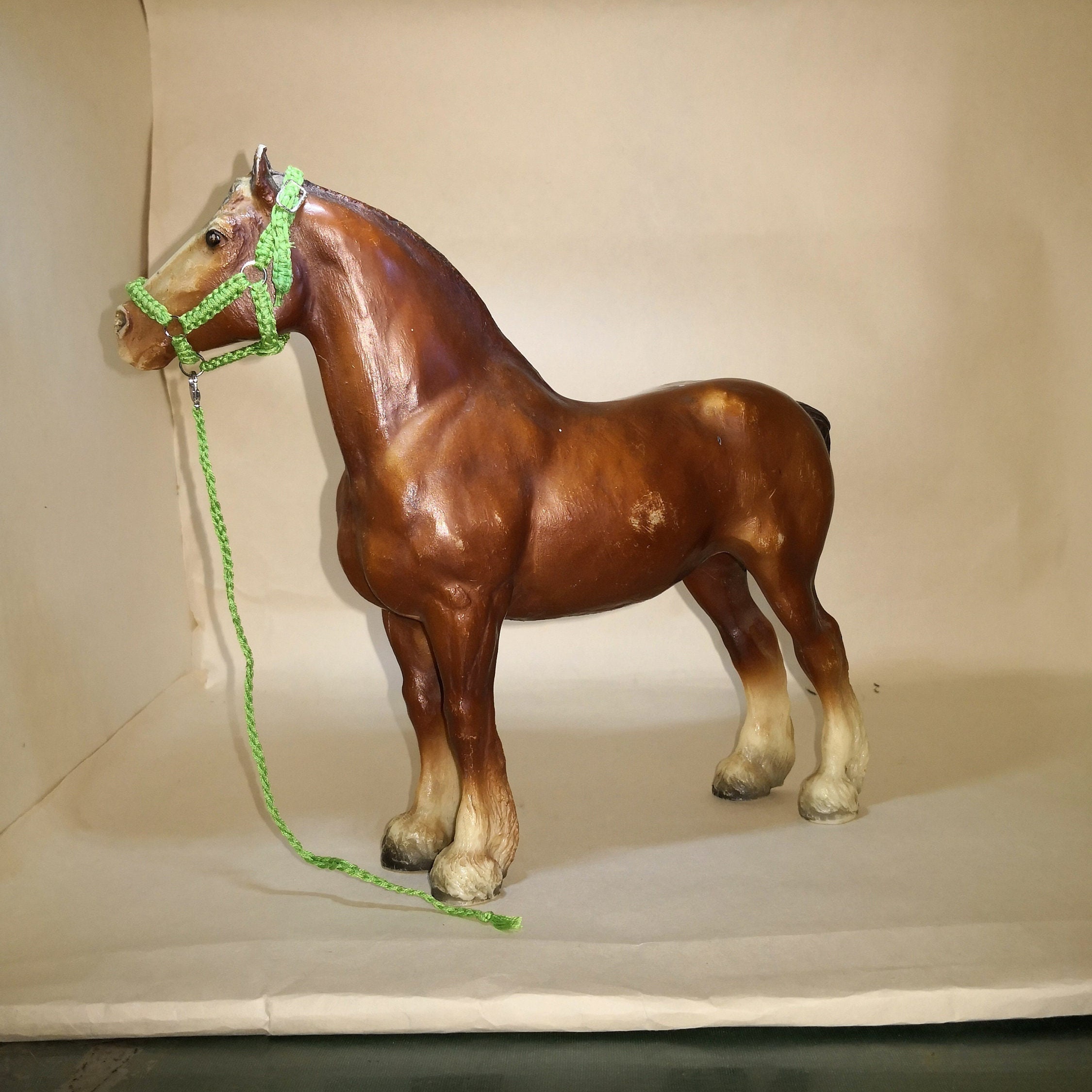 Macrame Draft Horse Halter, Draft Horse Model Halter - Etsy