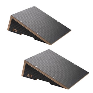 Whiteoak Slant Board: Squat Wedge and Stretching Platform, 20 and 10 ...