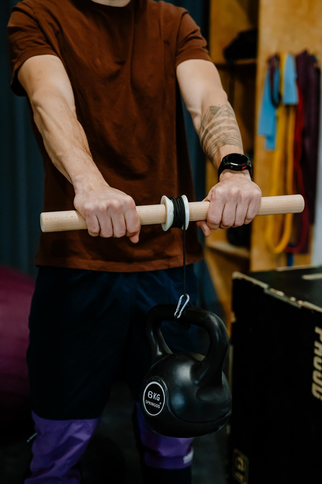 Whiteoak Wrist Roller for Forearm and Grip Strength Training - Etsy