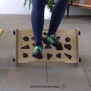 Climbing Training Footwork Panel: Adjustable Dual-sided Climbing Wall ...