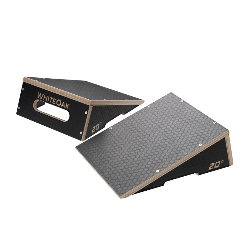 Whiteoak Slant Board: Squat Wedge and Stretching Platform, 20 and 10 ...