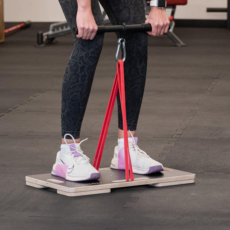 Resistance Bands Ground Plate Travel Size, X3 in One Rubber Band ...