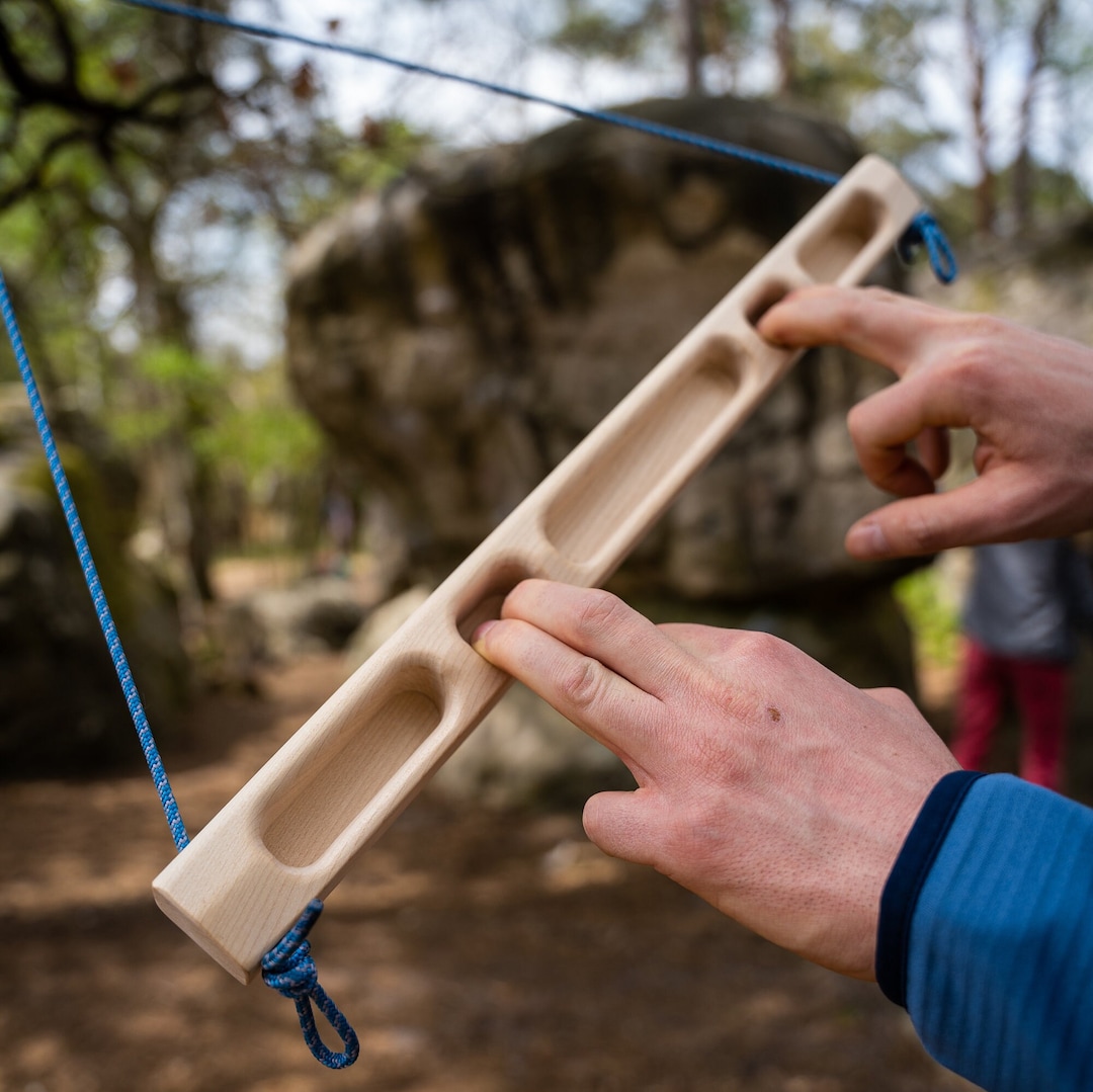 Whiteoak Climbing Portable Training Hangboard, Warm-up Fingerboard - Etsy