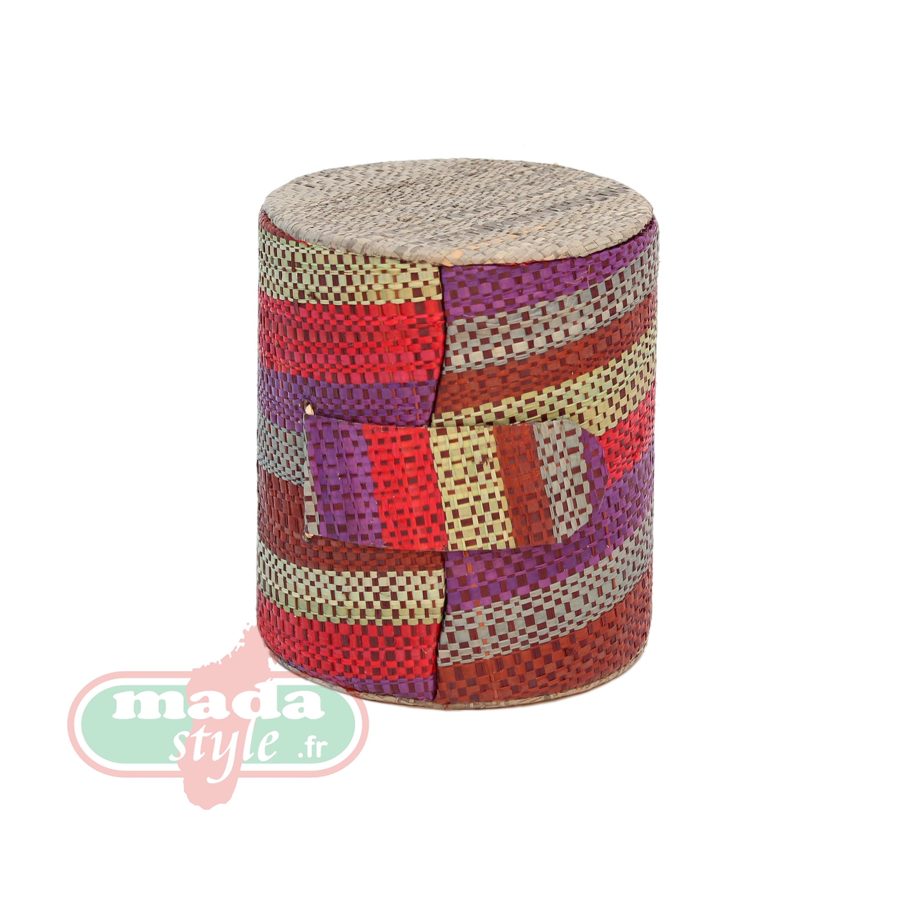 Home & Living Jewelry Storage Storage & Organization small round Raffia ...