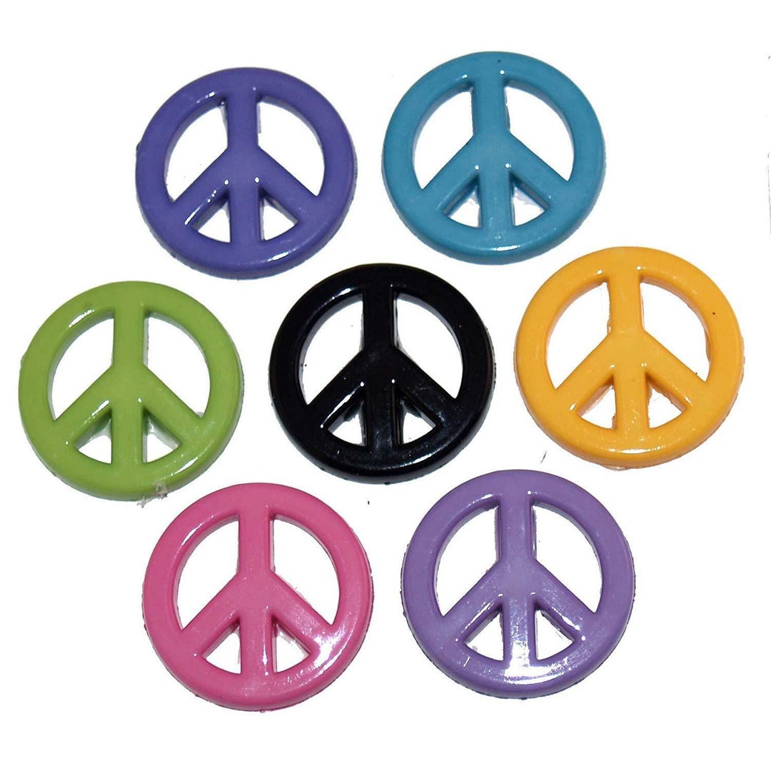 Dress It up Buttons Peace Symbol Buttons Card Making, Scrapbooking - Etsy