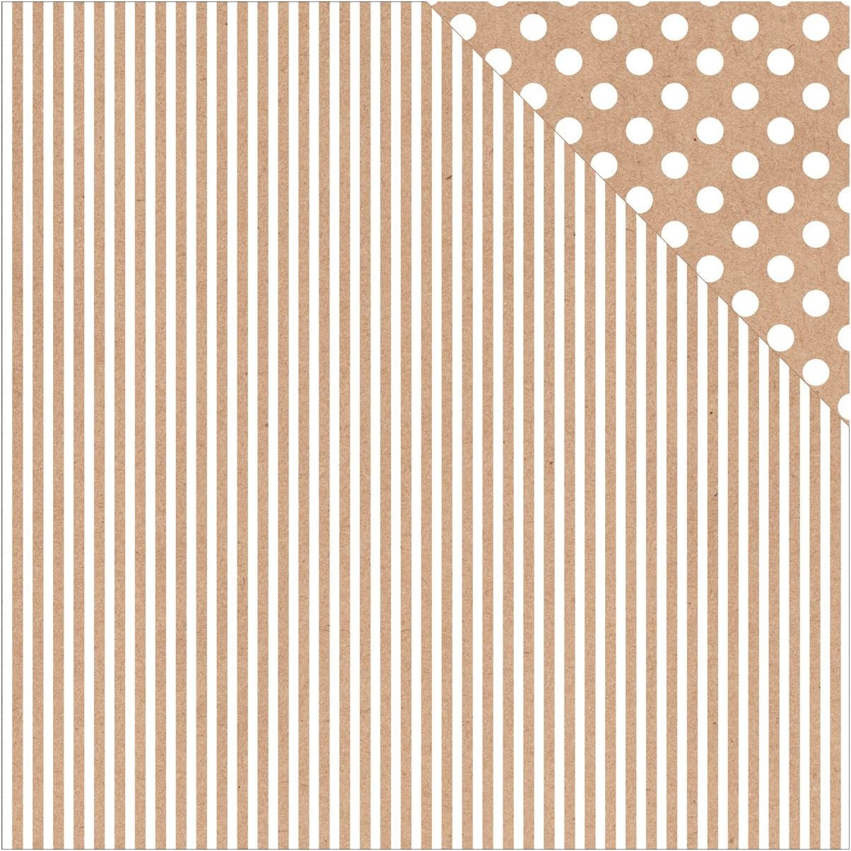 Kaisercraft 12x12 Scrapbooking Paper, Back to Basics Collection, Kraft ...