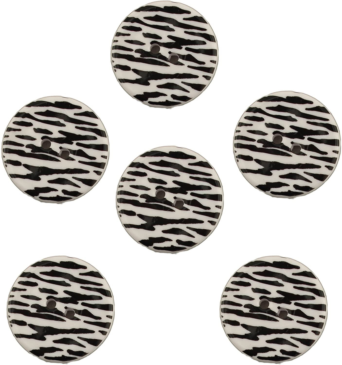 Buttons Galore Animal Print Buttons Black and White Zebra - Etsy