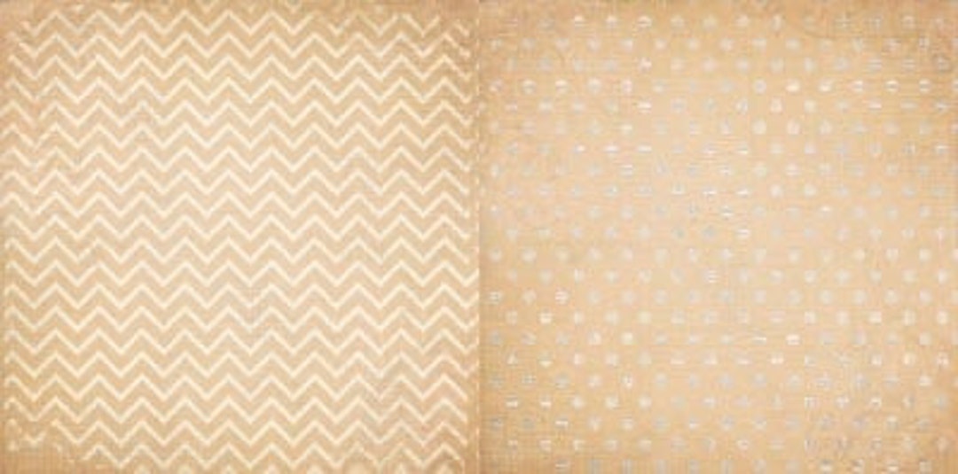 Bobunny 12x12 Scrapbooking Paper Double Dot Chiffon Chevron 2 Sheets - Etsy