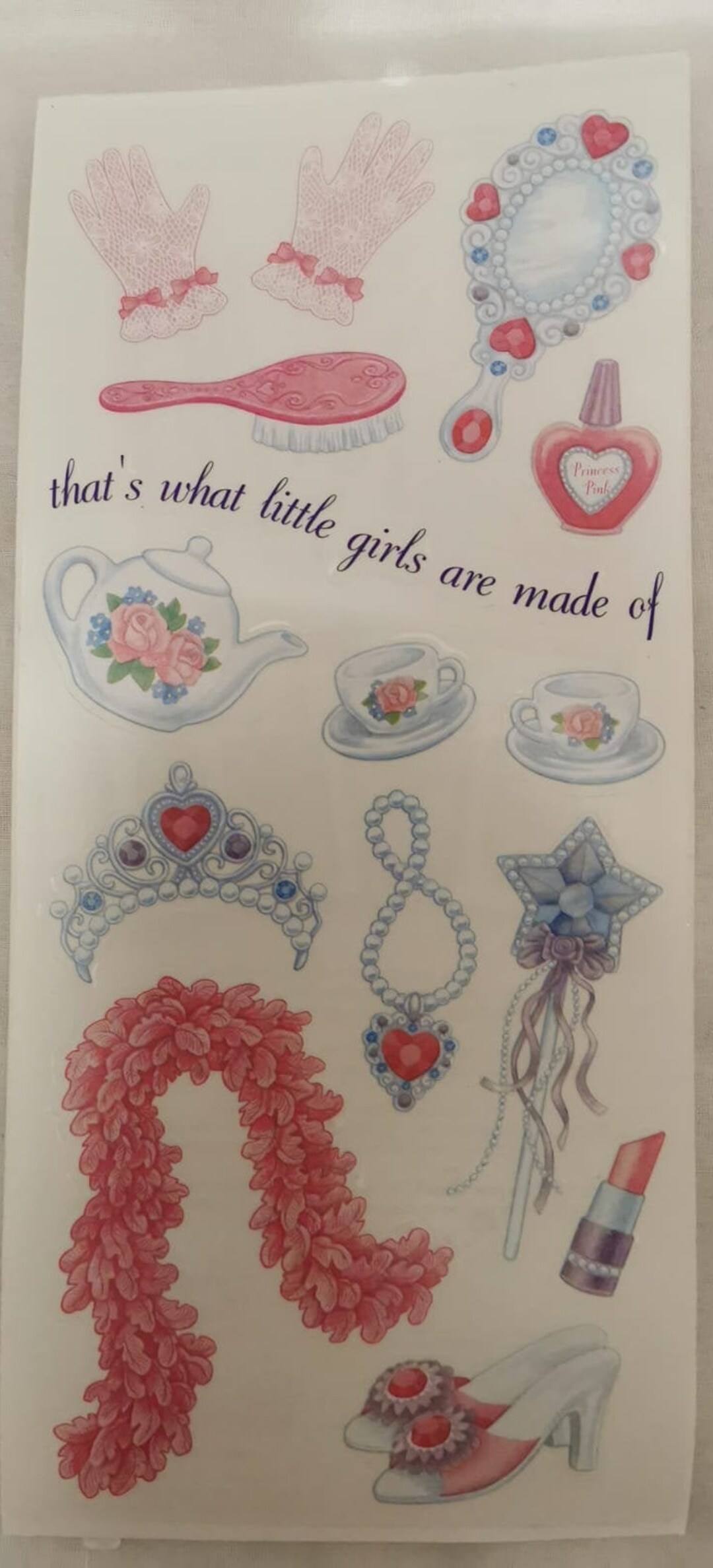 Sandylion Sticker Little Girls Sticker Sheet Clear Edge - Etsy