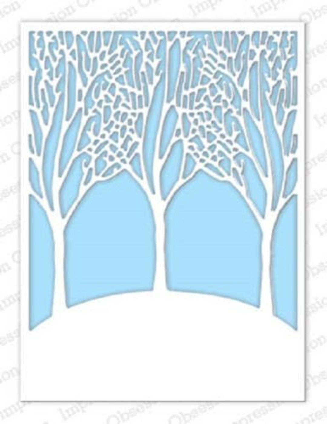 3 Trees Background Die-impression Obsession 443yysuitable for Most Die ...