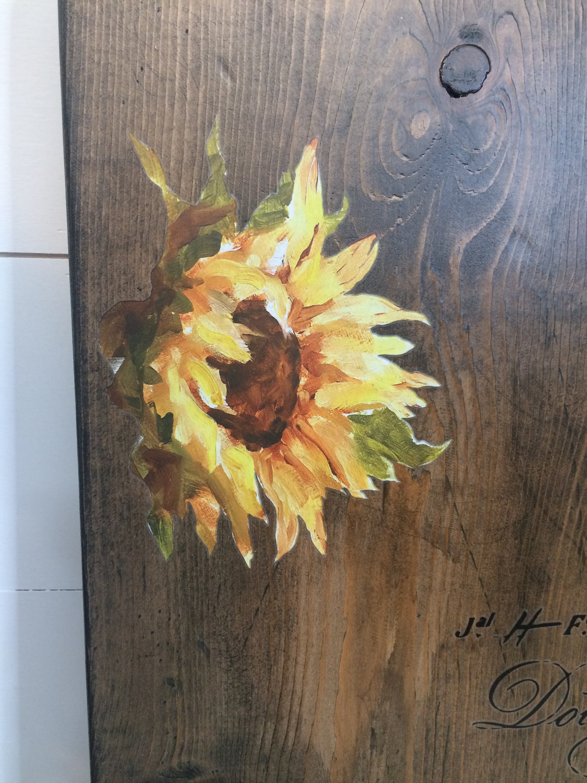 Decorative Sunflower Cutting Board | Etsy