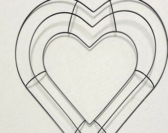 Heart Wire Wreath - Etsy