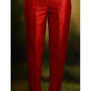 Handmade Multi-color Premium Silk Pants, Silk Pants for Women, Silk ...