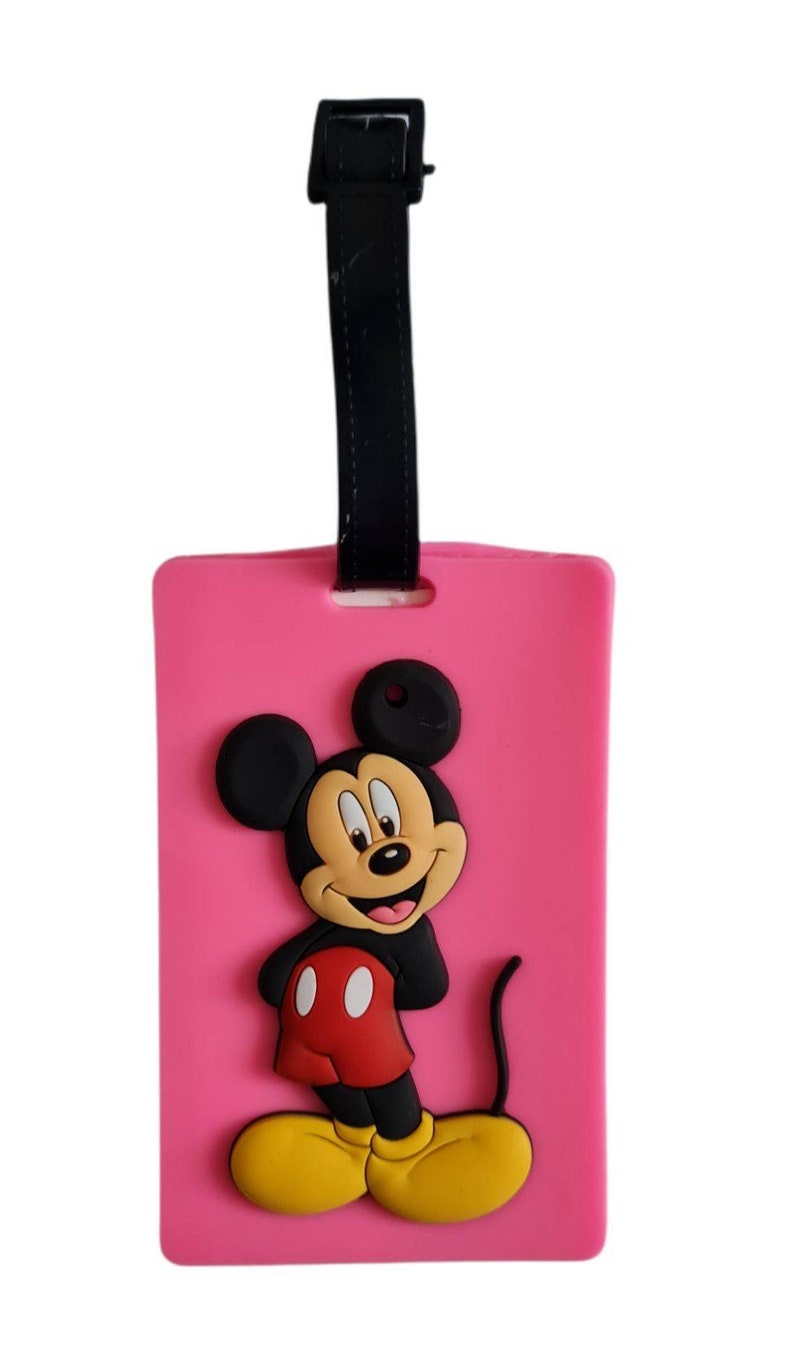 Mickey Mouse Disney Silicone Luggage Tags - Etsy