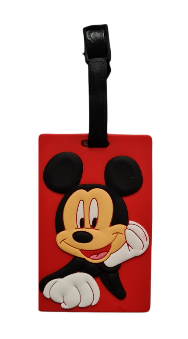 Mickey Mouse Disney Silicone Luggage Tags - Etsy