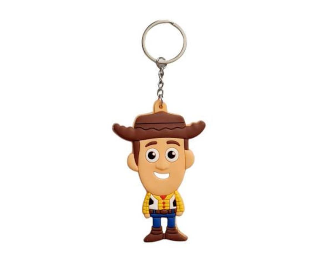 Woody Silicone Keyring | Buzz Lightyear | Toy Story | Keychain - Etsy