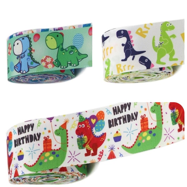 Dinosaur Ribbon - Etsy