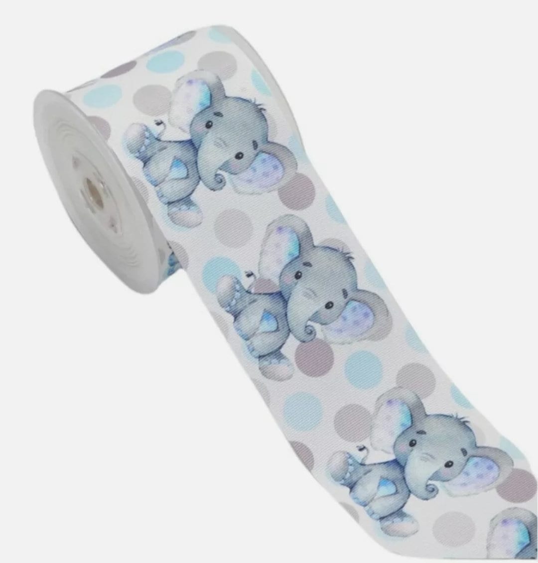 1 Metre Baby Elephant Animal Ribbon | Newborn | Babies | 25mm | 38mm ...