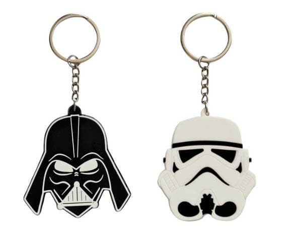 Star Wars Darth Vader Stormtrooper Keyrings Keychains - Etsy