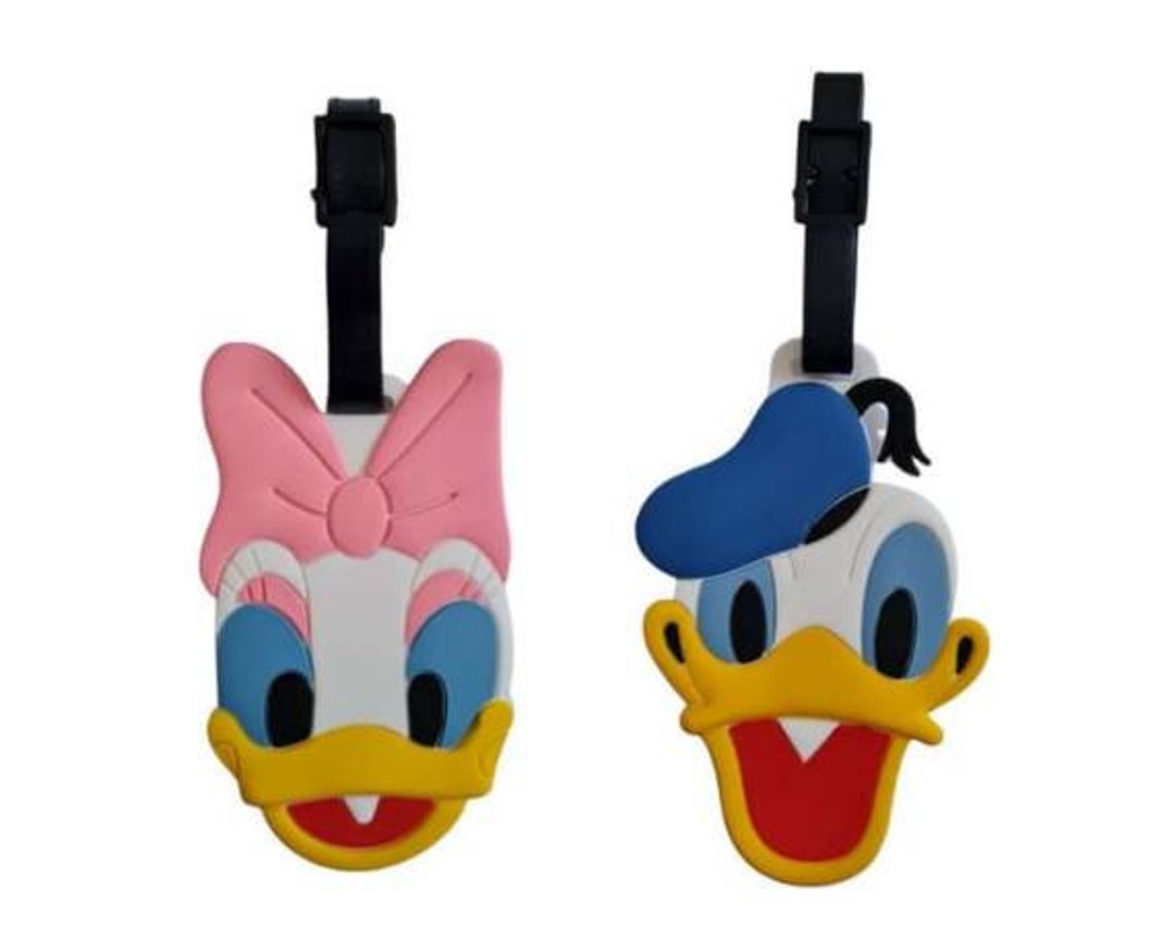Donald Duck & Daisy Duck Silicone Luggage Travel Tags - Etsy