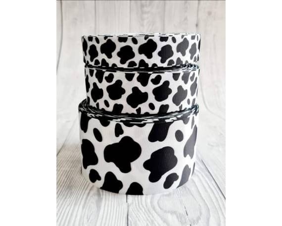 1 Metre Cow Print Ribbon Farm Animal 25mm 38mm 75mm | Etsy