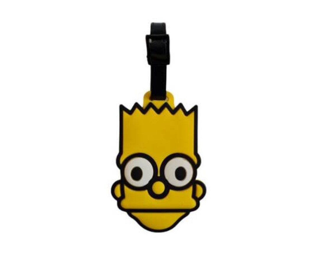 Bart Simpson Silicone Luggage Tag - Etsy