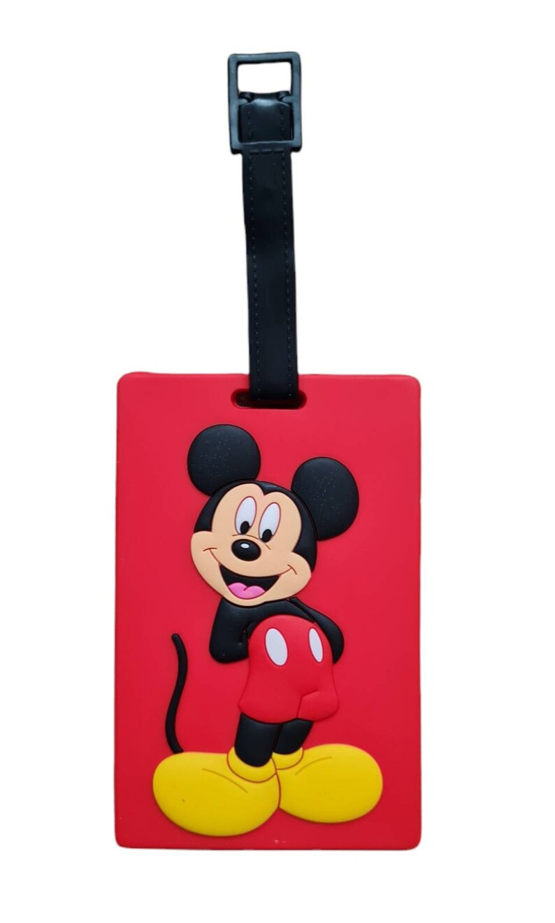 Mickey Mouse Disney Silicone Luggage Tags - Etsy