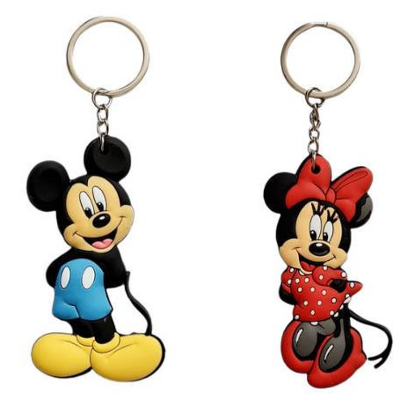 Minnie Mouse Key Chain - Etsy