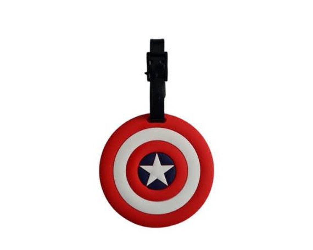 Captain America Marvel Silicone Luggage Tag - Etsy