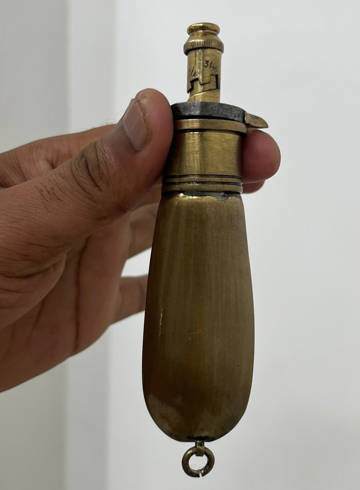 Victorian Style Miniature Brass Gun Powder Big Bottle Flask - Etsy