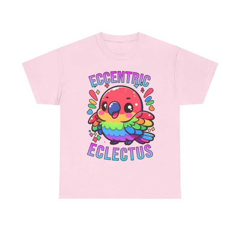 Cute eccentric Eclectus Parrot Lover Shirt Best Tropical Pet Bird Owner ...