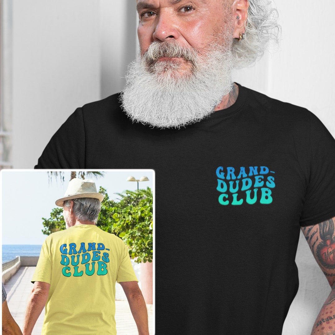 Cool Grandpa Shirt, Grand-dudes Club, Father's Day Gift, Beach or Hippy ...