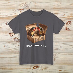 Box Turtles Boxing in a Box T-shirt | Funny Ultimate Box Turtle Shirt ...