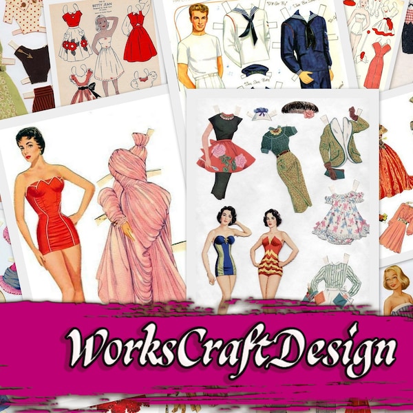 Paper Clothes - Etsy