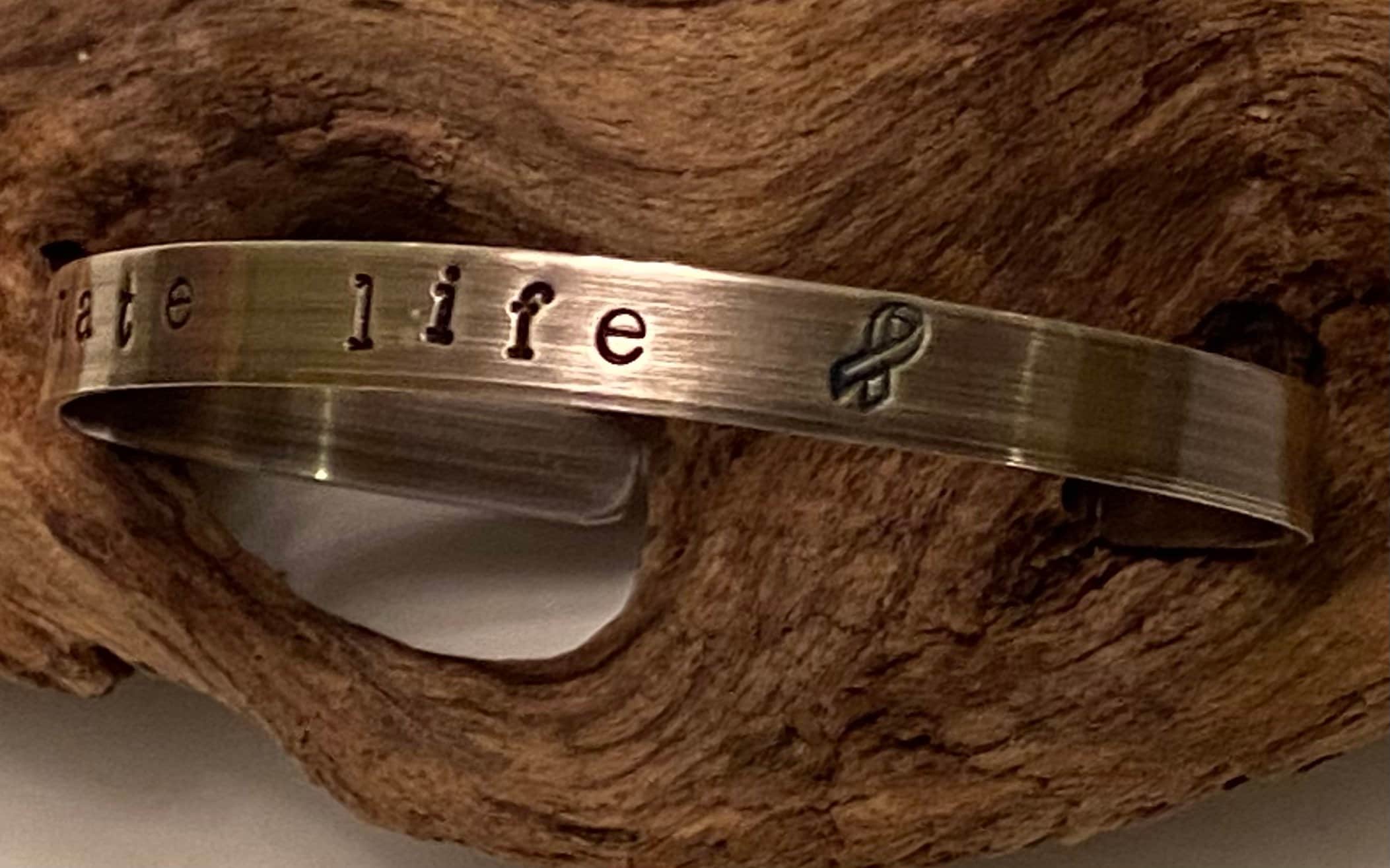 Donate Life Organ Donation Awareness Sterling Silver Cuff Bracelet ...