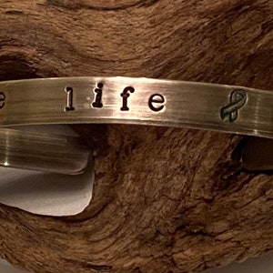 Donate Life Organ Donation Awareness Sterling Silver Cuff Bracelet ...