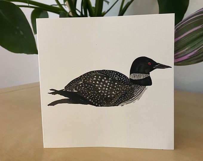 Loon Lake, Card - Etsy