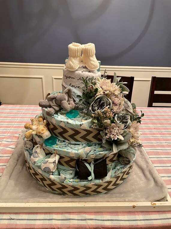 Babycakes: Gourmet Diaper Cakes Made to Order | Etsy