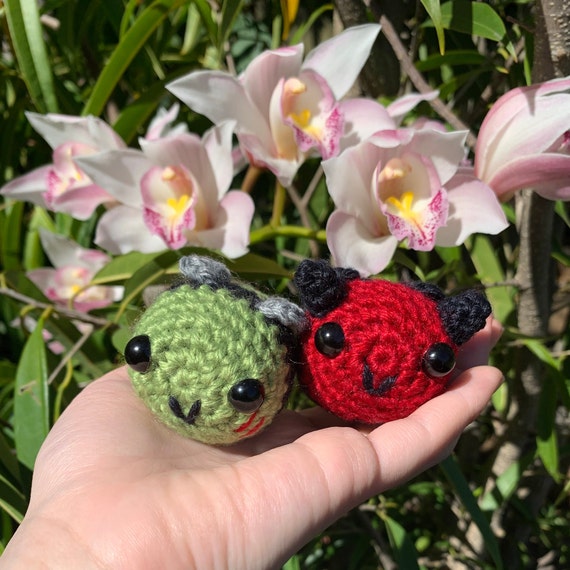 Devil Halloween Crochet Bee Amigurumi Toys Stuffed Animals & Plushies ...