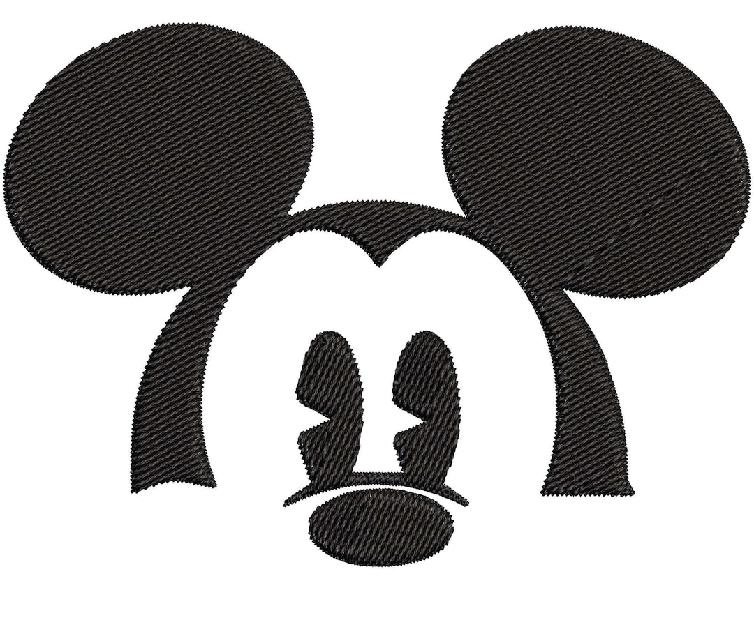 Mickey Mouse - Embroidery Digital Design - Etsy